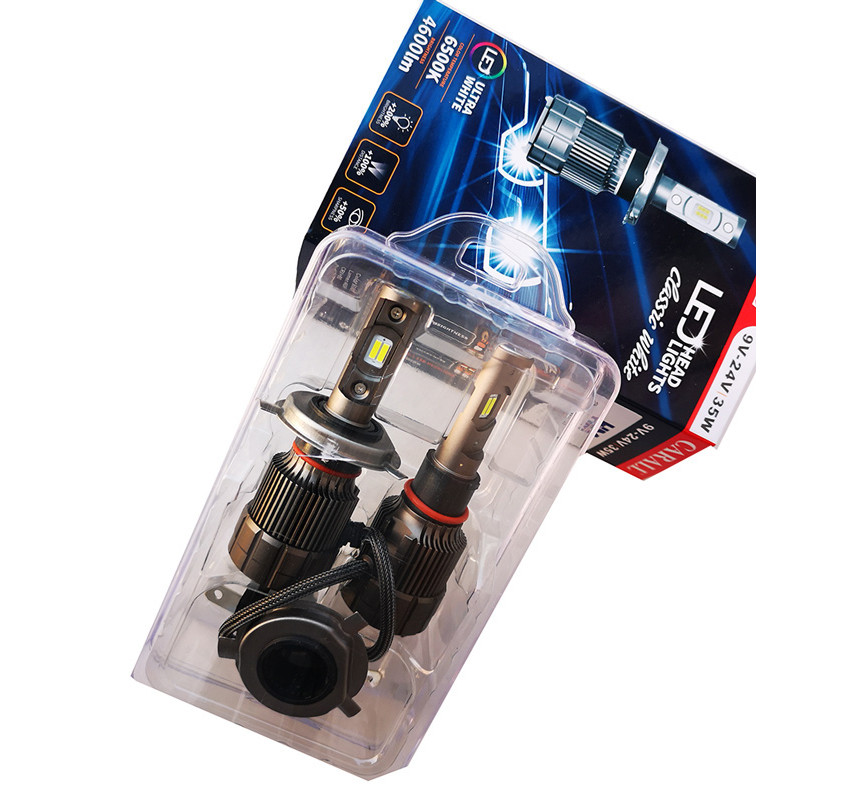 ΛΑΜΠΕΣ LED H4 H4/H7/ 35W 4600 LM 6500K 12V LEDTECH :: Toofast